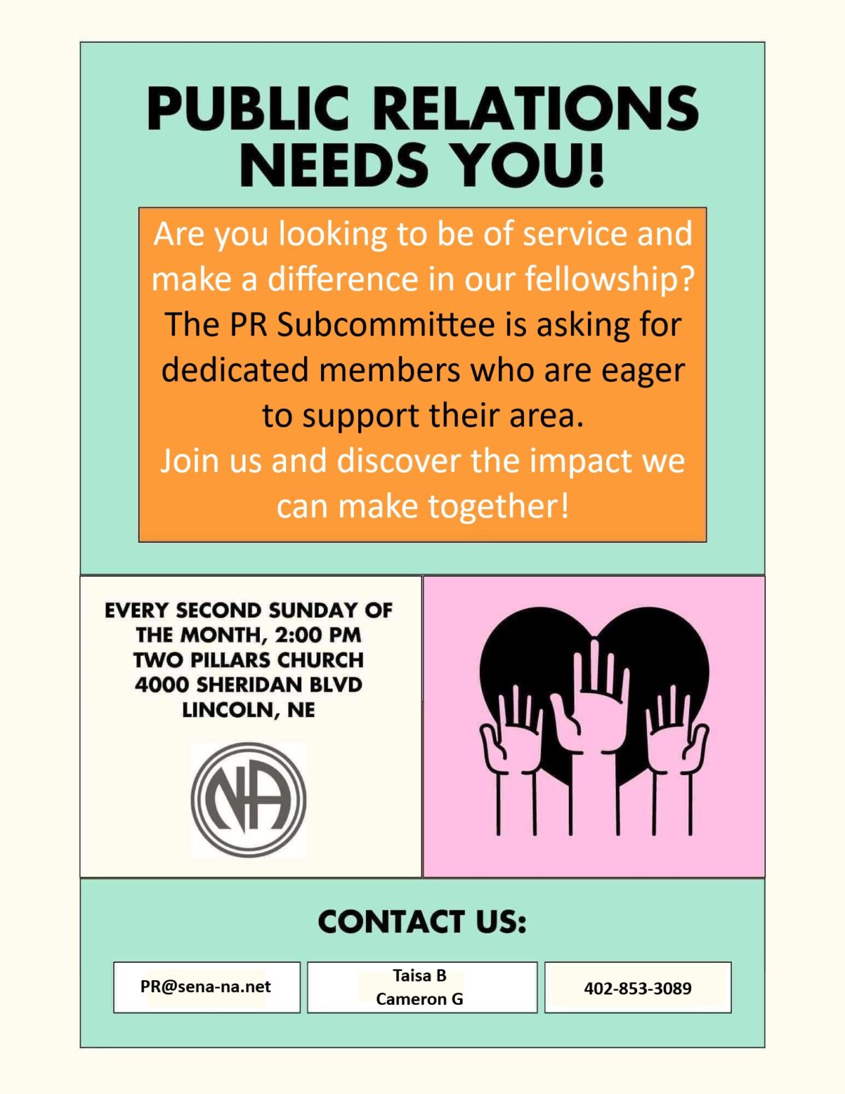 Activities – Southeast Nebraska Area of Narcotics Anonymous